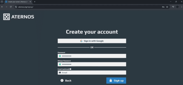 How to Make a Free Minecraft Server Using Aternos