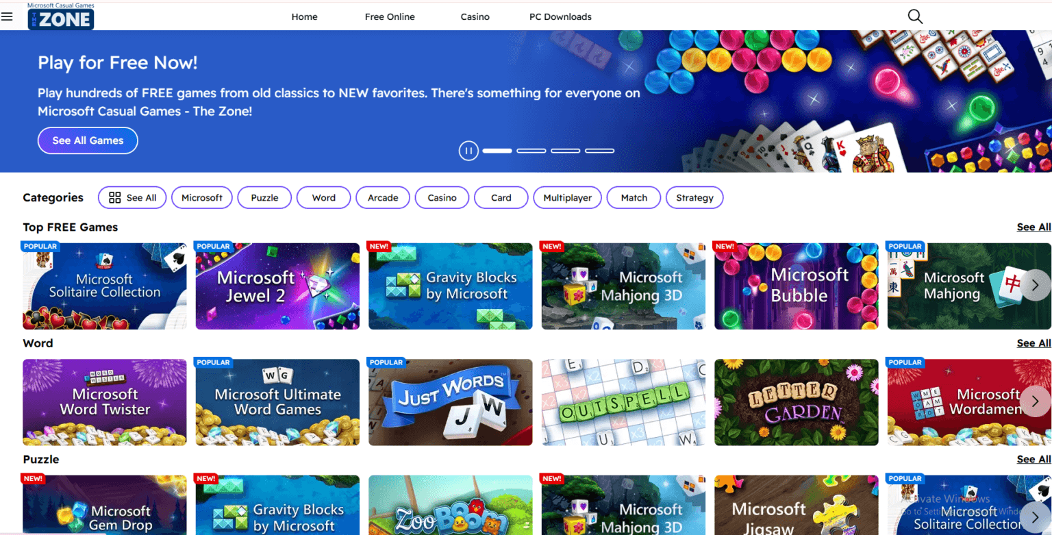 Zone.MSN Games Free Online 2026
