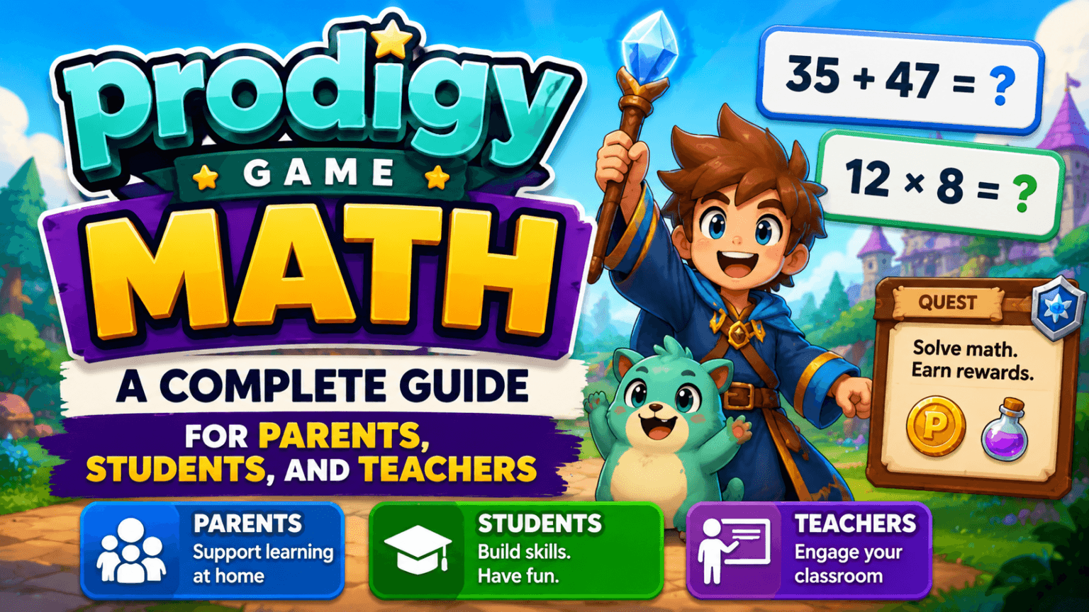 Prodigy Game Math: Complete Guide for Parents, Students and Teachers