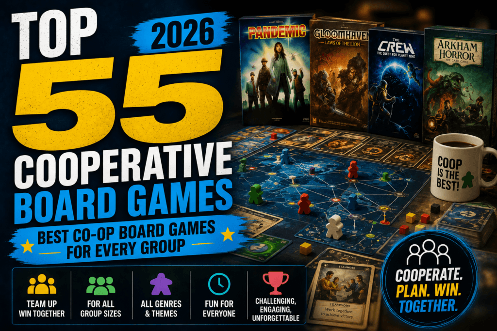 Top 55 Cooperative Board Games 2026: Best Co-Op Board Games