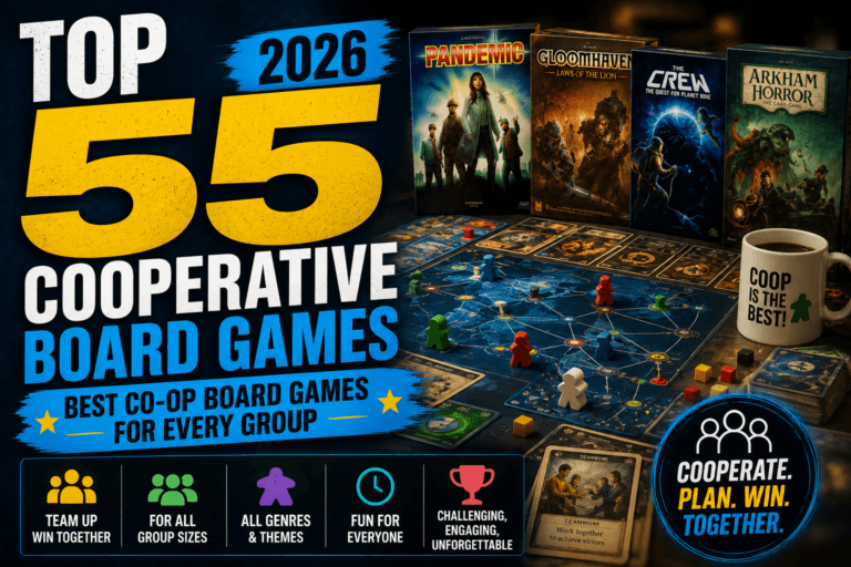 Top 55 Cooperative Board Games 2026: Best Co-Op Board Games
